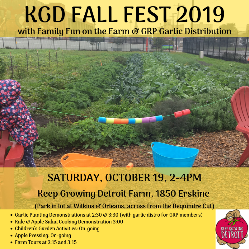 KGD Fall Fest & Garlic Distribution – KAN BOOKS